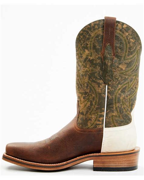 Rank 45® Mens Archer Western Boots Square Toe Olive