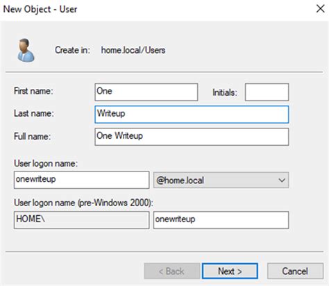 How To Create And Connect Users In Active Directory OneWriteup