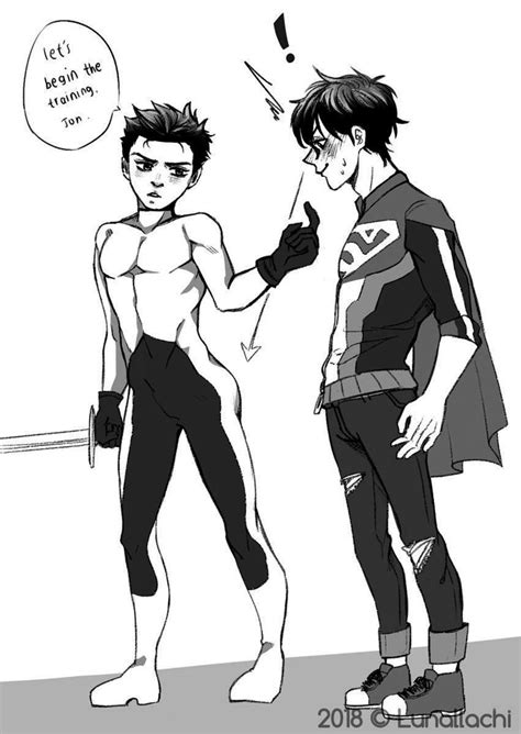 Damijon Damian Wayne X Jonathan Kent Robin Comics Superhero