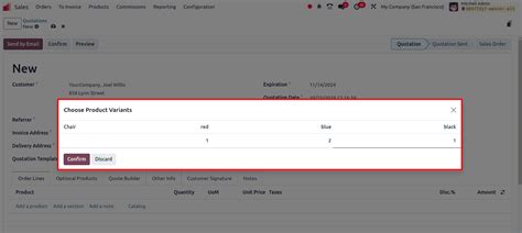 How To Add Multiple Variants To An Order Via Grid In Odoo 18