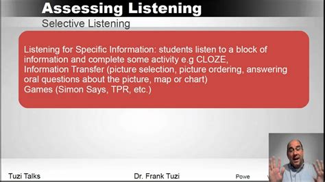 Selective Listening Examples