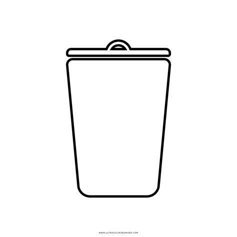Dibujo De Bote De Basura Para Colorear Ultra Coloring Pages