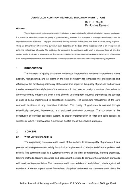 Curriculum Audit Template Prntbl Concejomunicipaldechinu Gov Co