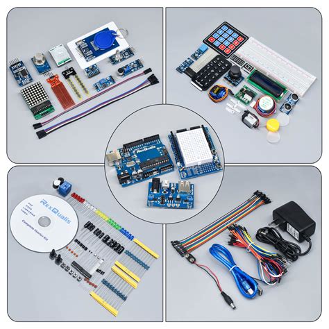 getuscart rexqualis complete starter kit based on arduino uno r3 w