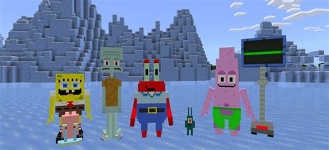 Мод «Губка Боб для Minecraft Pe