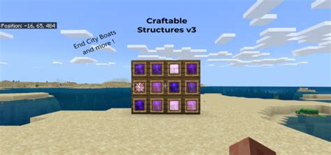 Craftable Structures V3 Minecraft Pe Addon