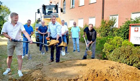 Symbolischer Spatenstich für barrierefreies Wohnen Schermbeck Online