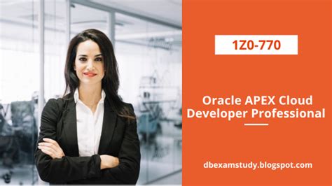 Z Oracle Apex Cloud Developer Professional Db Exam Study