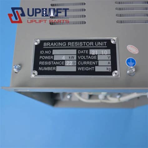 Elevator Braking Resistor Unit Control System 4kw Resistor Elevator