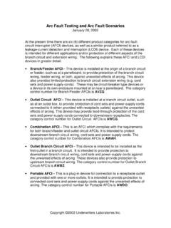 Arc Fault Testing And Arc Fault Scenarios Arc Fault Testing And Arc Fault Scenarios Pdf PDF PRO