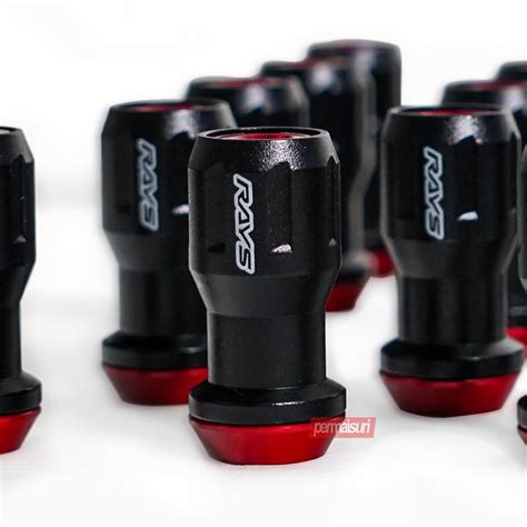 Permaisuri Accessories Rays Formula Nut Fn Ii M 12 X 15 Black Red