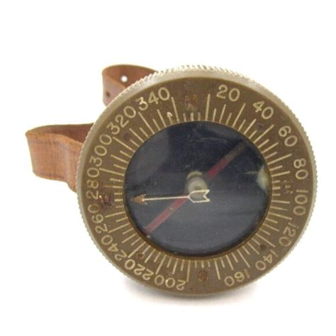 Accessories Vintage Ww2 Us Army Corps Of Engineer Round Compass H578 Super Magneto Ny Usa