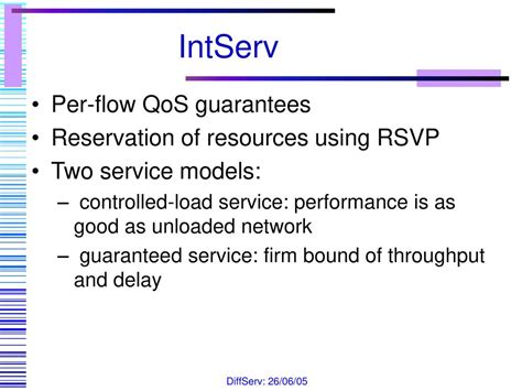 Diffserv Qos In Internet Ppt Download