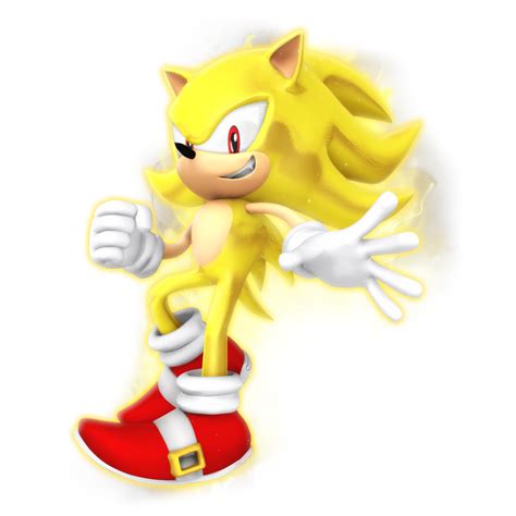Dreamcast Super Sonic Render By Nibroc Rock On Deviantart