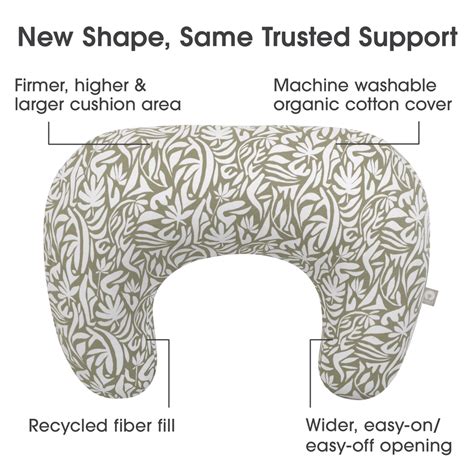 New Boppy Nursing Pillow With Organic Boppy Cover Boppy