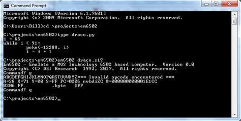 6502 Emulator Python