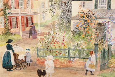 Grandma Davies Oil On Canvas Circa 1987 New England Homestead