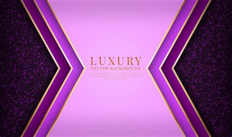 Premium Vector Abstract Purple Luxury Background Overlap Layer With