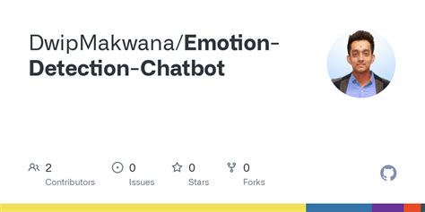 Github Dwipmakwana Emotion Detection Chatbot