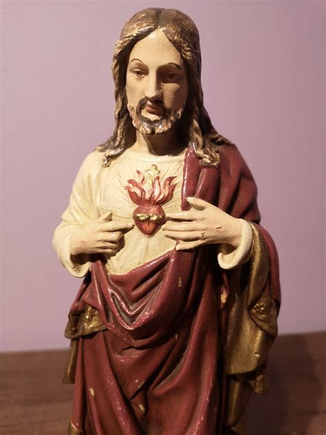 Figurka serce Pana Jezusa Międzyzdroje Kup teraz na Allegro Lokalnie