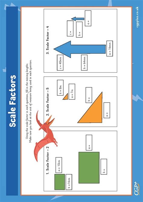 Scaling Shapes Missing Sides Year 6 Cgp Plus