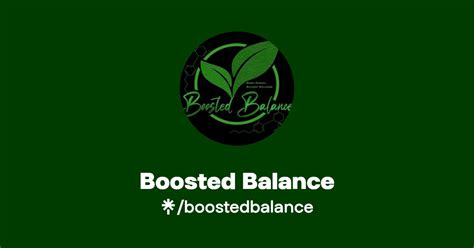 Boosted Balance Instagram Facebook Linktree