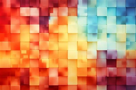 Pixel Background And Copy Space Premium Ai Generated Image