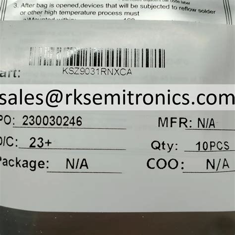 Ksz9031rnxca Ethernet Ics 1 Port Gigabit Ethernet Phy At ₹ 300 Piece In Noida