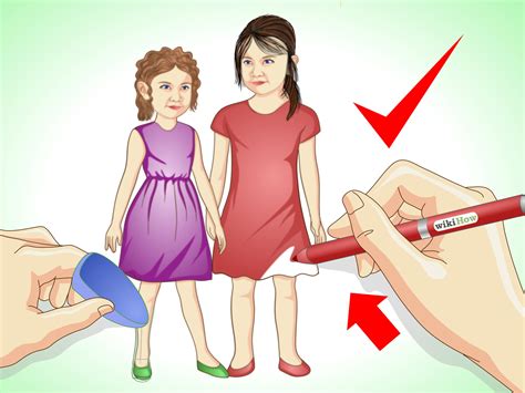 Cómo Dibujar Niños 7 Pasos Con Imágenes Wikihow