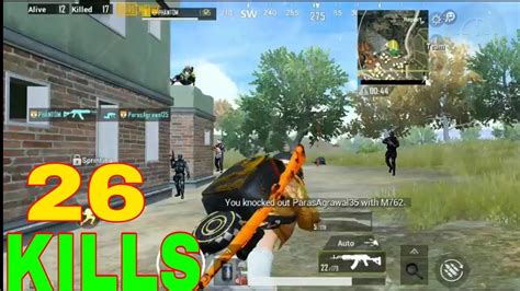 Solo Vs Squad 26 Kill Full Squad Wipes Youtube