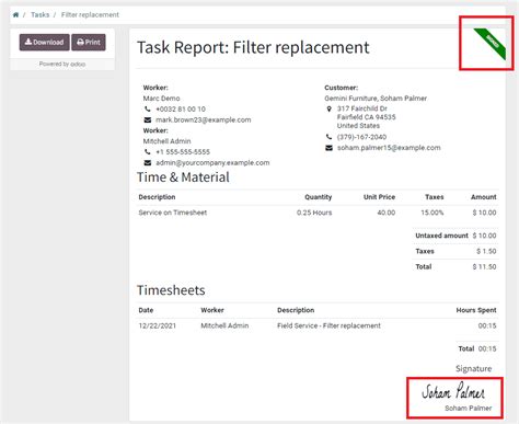 Odoo 15 Field Service Module Odoo V15 Enterprise Edition