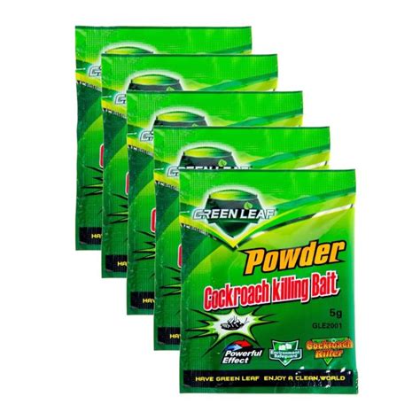 Green Leaf Powder Cockroach Killing Bait 5 Pieces Lazada Ph