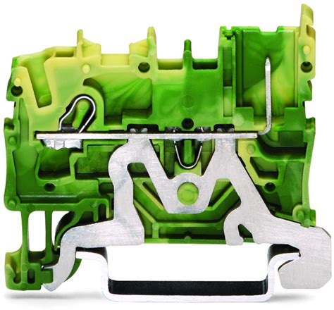 Din Rail Mount Cage Clam Screwless Terminal Blocks Integrated Electronics