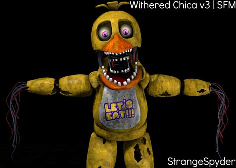 Withered Chica V3 Sfm By Wierdspyder On Deviantart