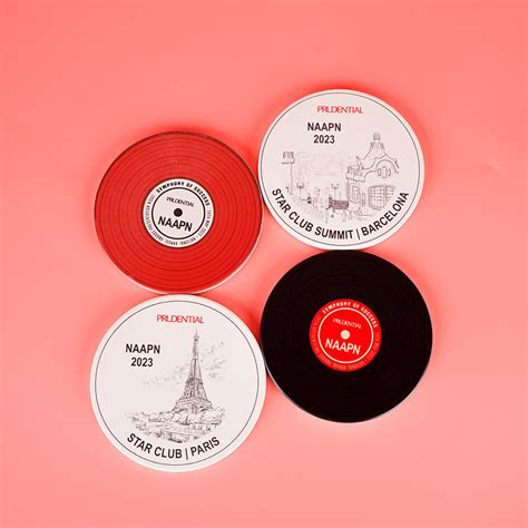 Custom Ceramic Coaster Set