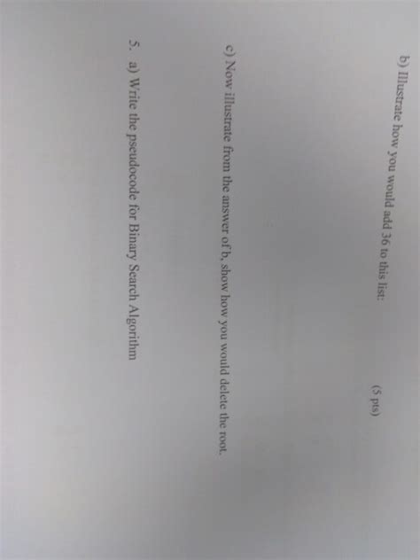 Solved 4 A Build A Max Heap Using The Following Data Set