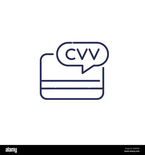 Card Cvv Code Icon Line Vector Stock Vector Image And Art Alamy