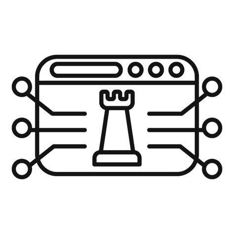 premium vector online strategy game development showing digital