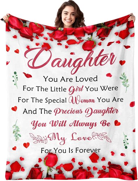 Mothers Day Blanket Ts For Daughter From Mom Dad