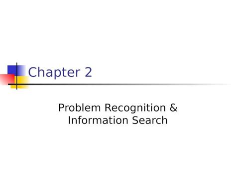 Ppt Problem Recognition And Information Search Dokumen Tips