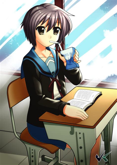 Commission Yuki Nagato By Jadenkaiba On Deviantart