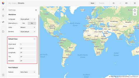 Global Map Settings Guides Map Design Maptiler