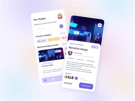Courses And Learning Ios Application Behance