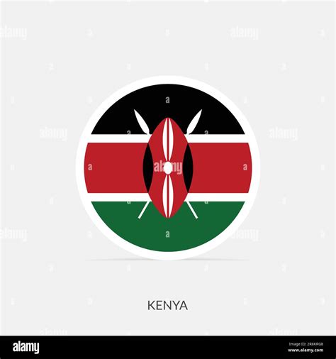 Kenya National Flag Stock Vector Images Alamy