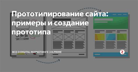 Прототипирование сайта примеры и создание прототипа Все о Digital маркетинге Olprime Дзен
