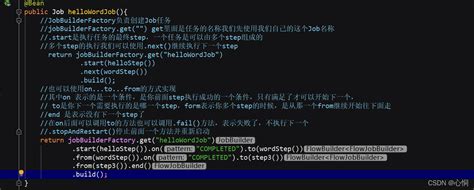Spring Batch 框架学习（四）：执行多个step和flow的创建使用spring Batch 多个step Csdn博客