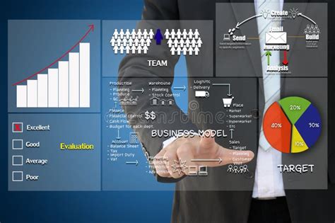 Diagrama De Flujo De Trabajo Empresarial Imagen De Archivo Imagen De