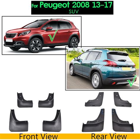 Брызговики для peugeot 206 301 307 308 408 2008 3008 5008 Mk1 Mk2 ...