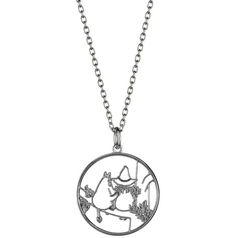 Lumoava Moomin Friendship Pendant Necklace Finnish Valentines Day Ts