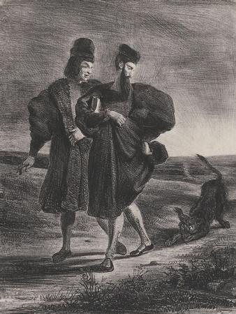 Faust Méphistophélès et le barbet 1827 Giclee Print Eugene